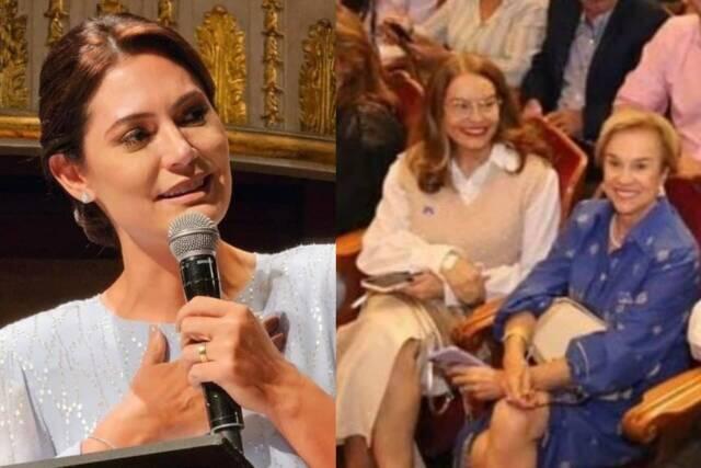Ana Paula Rossi participa de homenagem à Michelle Bolsonaro no Theatro ...