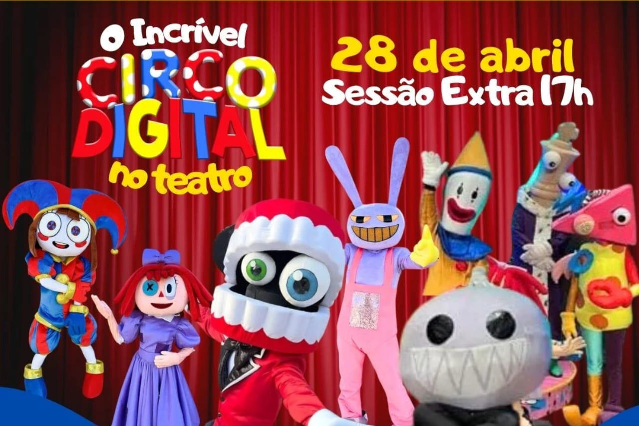 “O Incrível Digital Circo no Teatro” promete aventura emocionante em ...