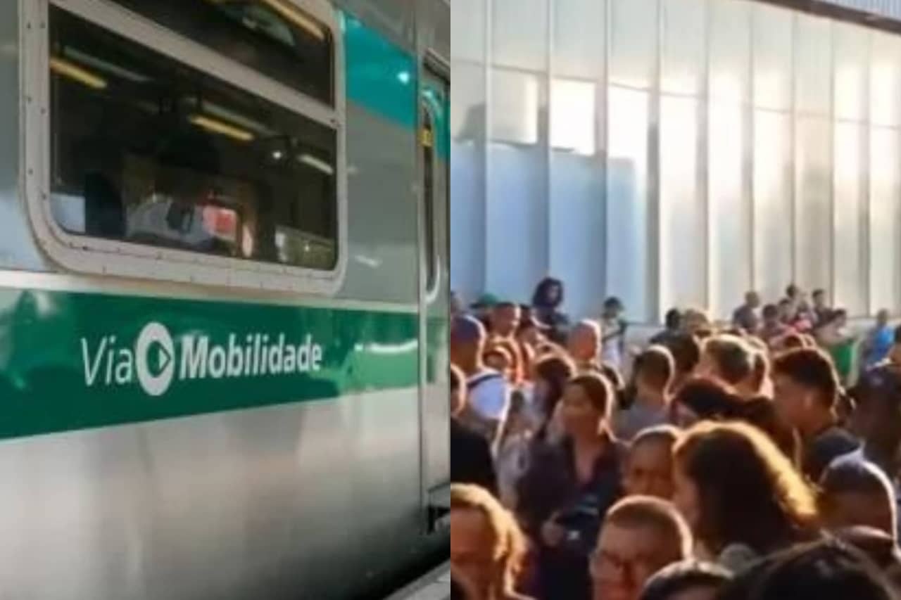 Circulação de trens da linha 8 é paralisada entre as estações ...